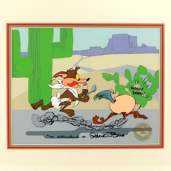 Warner Bros. | Art | Wile Coyote Road Runner Baby Chase Chuck Jones ...